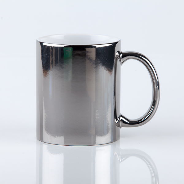 Pearl Mug - Silver Pearl - custom artwork - The Crafty Ginger